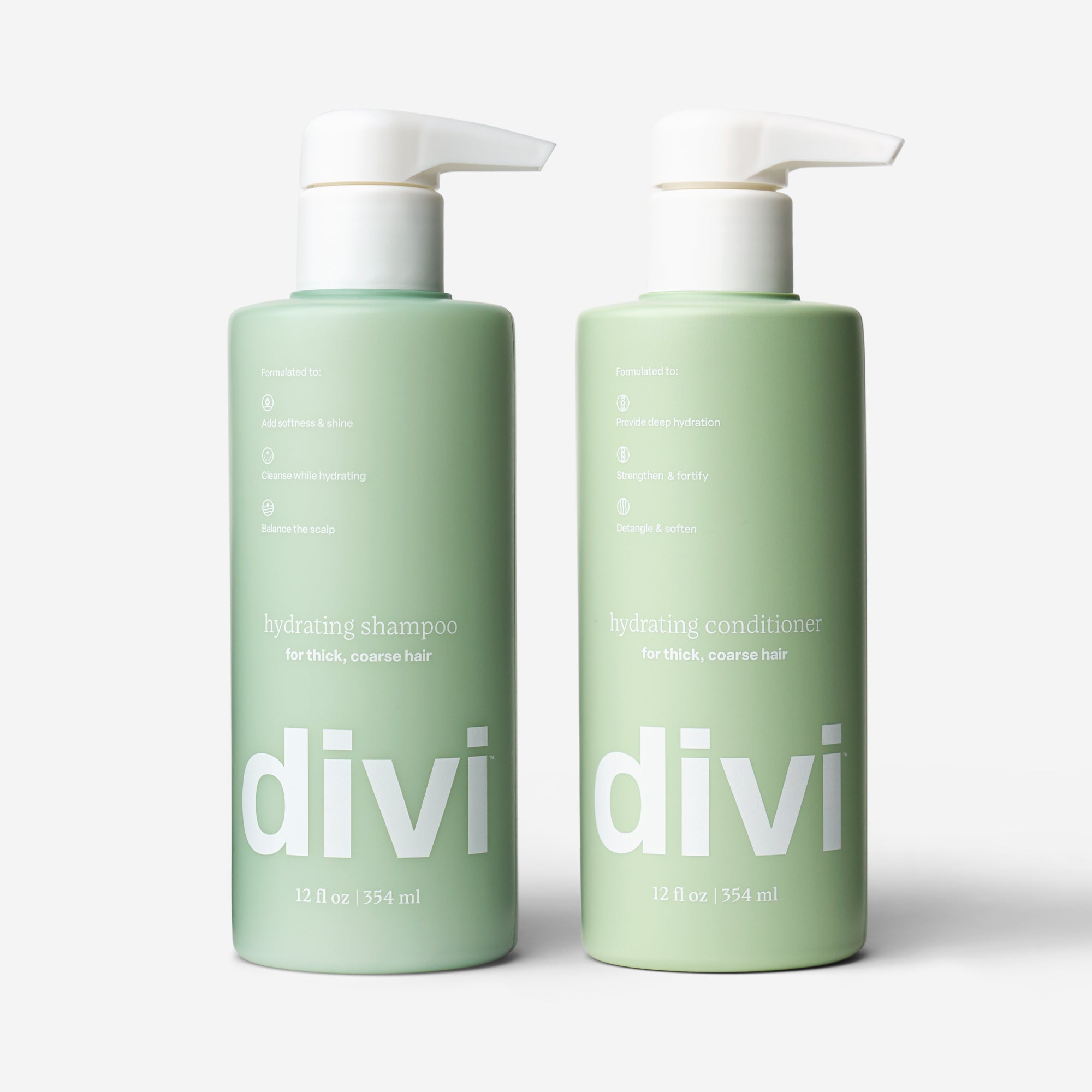 Divi Hydrating Shampoo & Conditioner | Deep Moisture for Thicker Hair