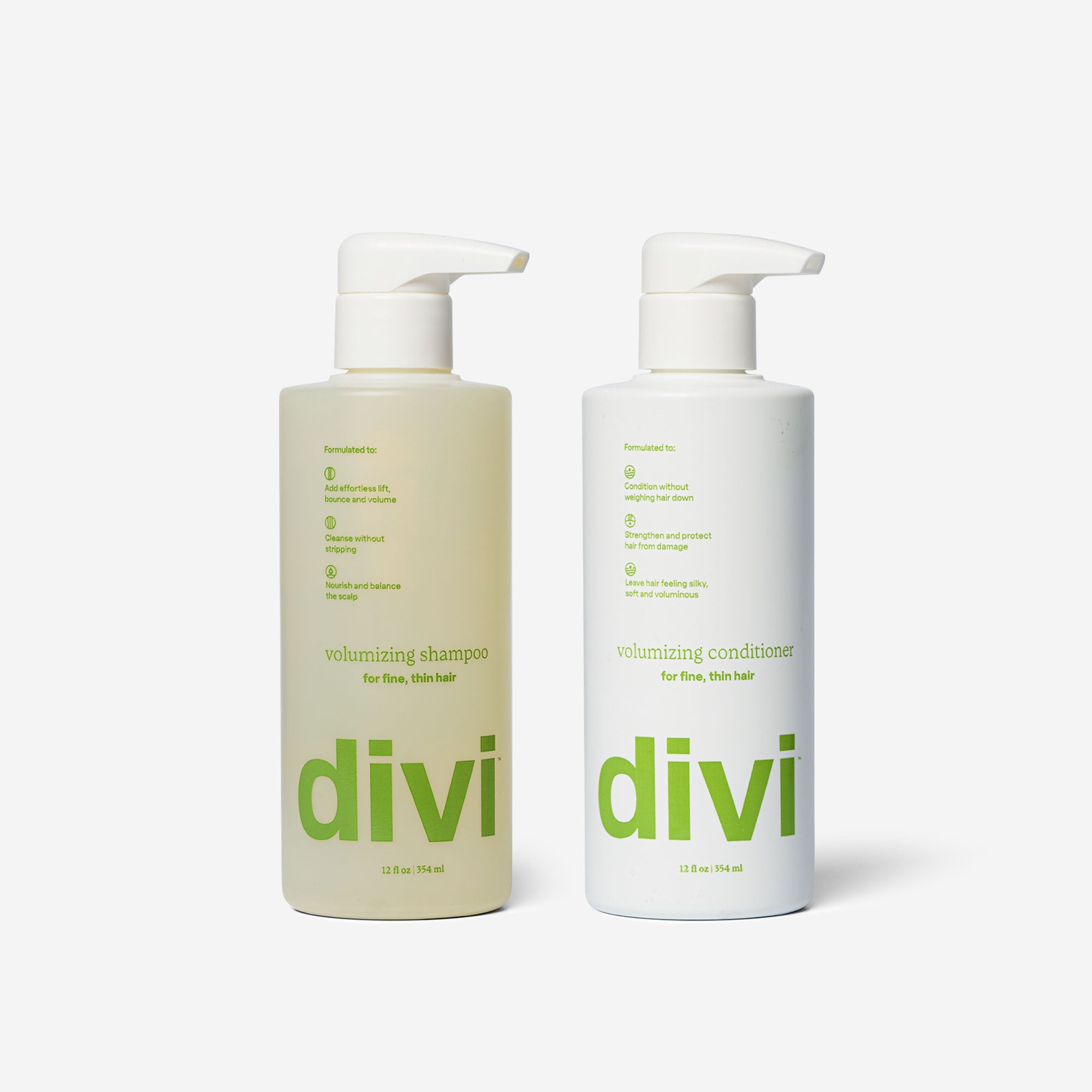Divi Volumizing Shampoo & Conditioner | Volumize Fine, Thin Hair