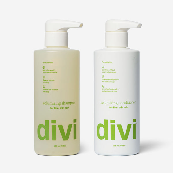 Divi Volumizing Conditioner | Bounce, Lift & Shine | For Fine, Thin Hair